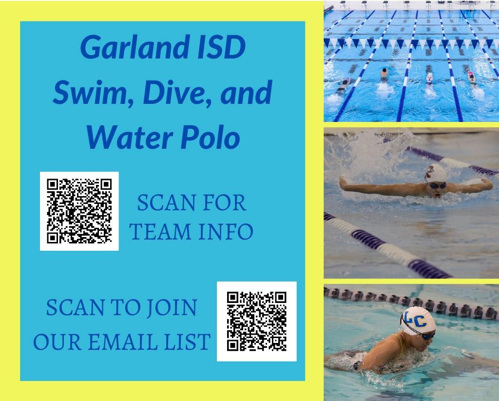 Garland ISD Swim, Dive and Water Polo Team information night | GISD ...